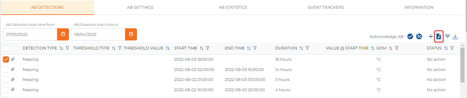 AB Tracker - User Guide
